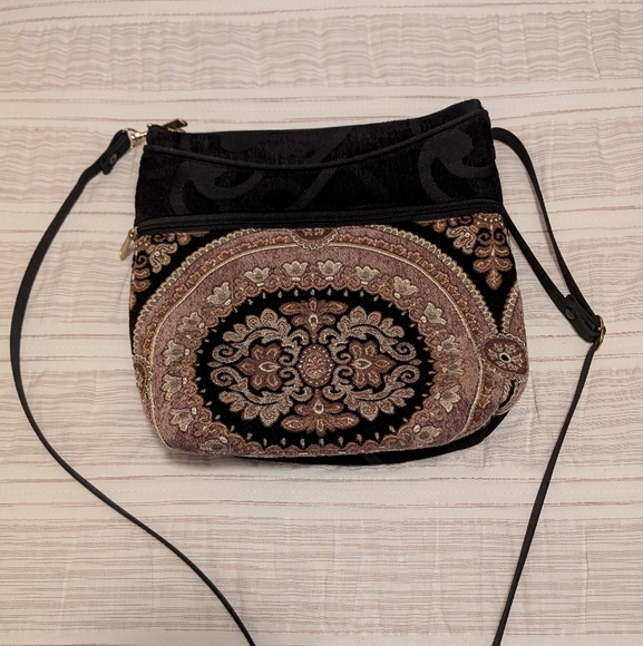 Danny K | Bags | Danny K Beverly Hills Black And Brown Tapestry ...